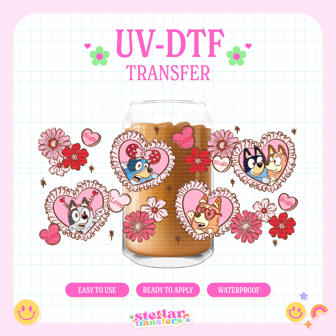 LOVE BLUY - 16 OZ UV DTF – Stellar Transfers