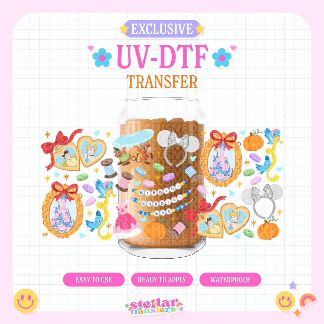 MIDNIGHT PRINCESS LOCKET EXCLUSIVE - 16 OZ UV DTF – Stellar Transfers
